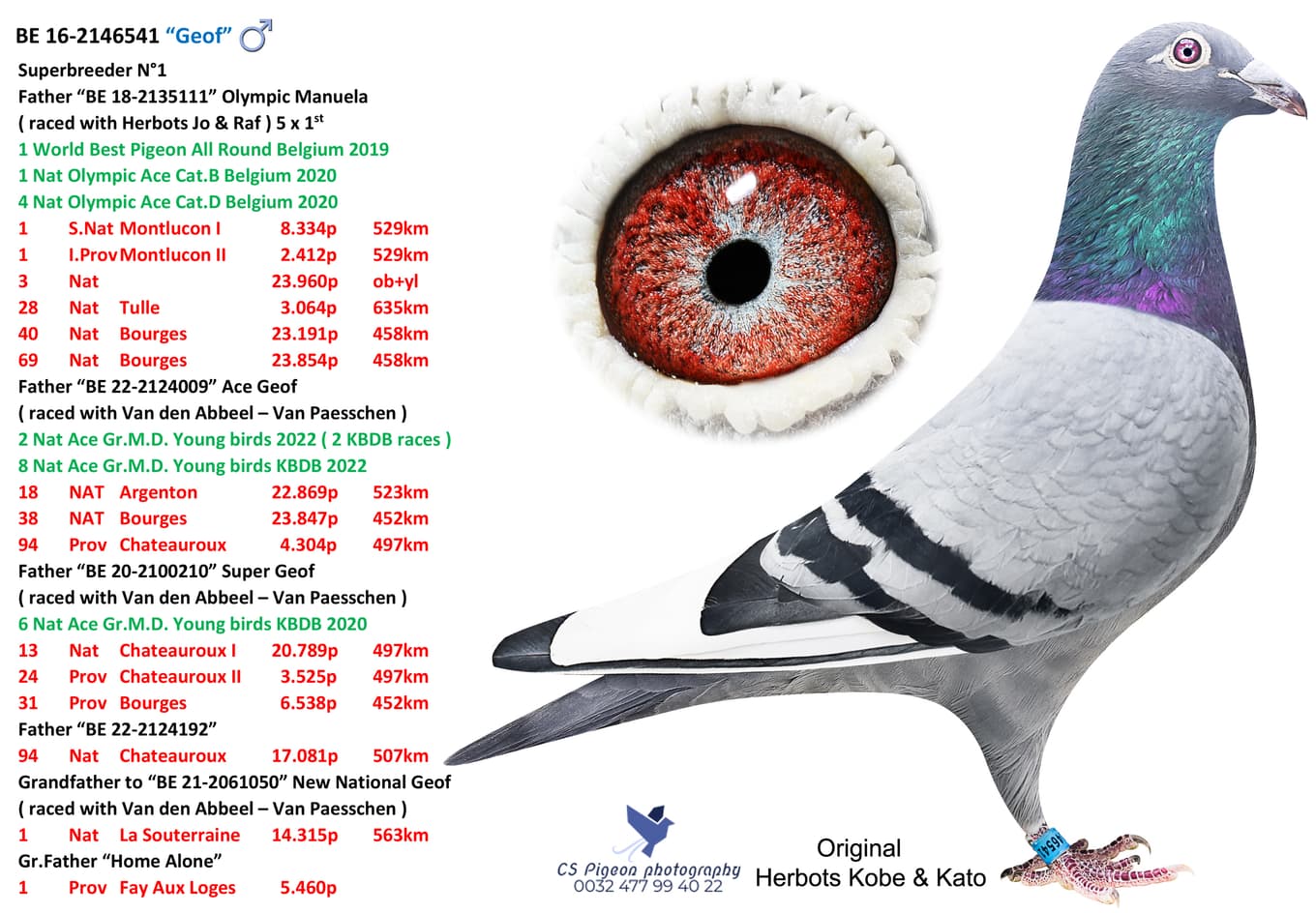 Herbots Jo & Raf (Halle-Booienhoven) achieved a super result from La ...